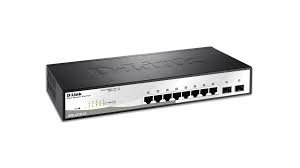 DGS-1210-10P - D-Link 8-ports 10/100/1000Base-T PoE + 2 SFP ports Smart ...